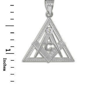 Element Shine | Jewelry | Fine Silver Freemason Triangle Masonic ...